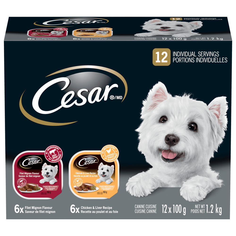 CESAR® Classic loaf in sauce Wet Dog Food, Beef Recipe